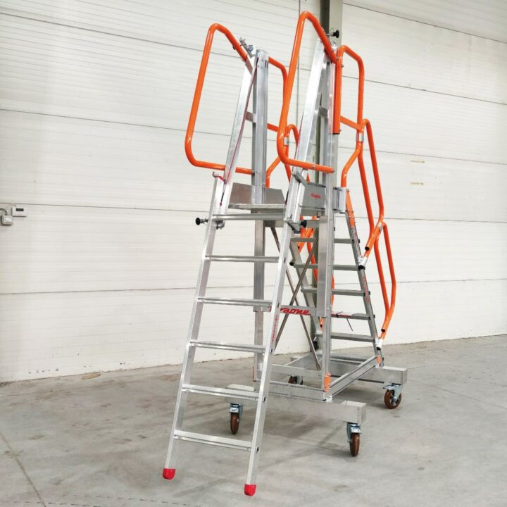 Podest roboczy z rozkładaną drabiną Spec TW433 - Faraone Poland